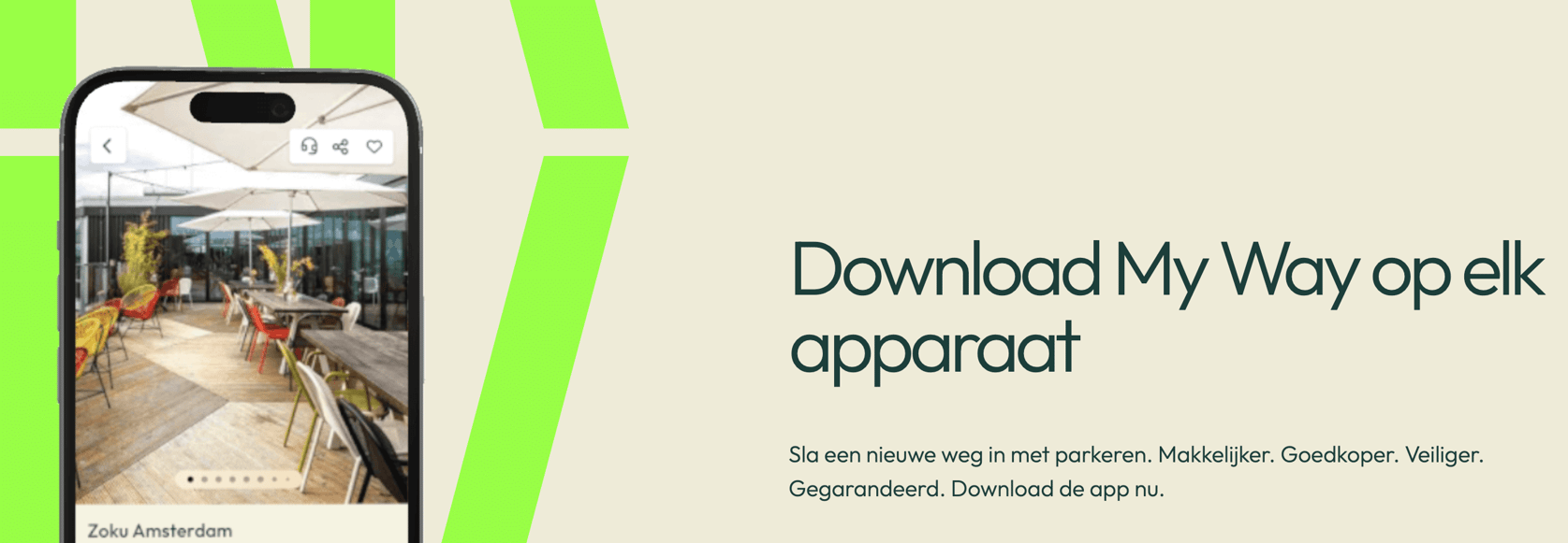 Download and installation of the My Way app